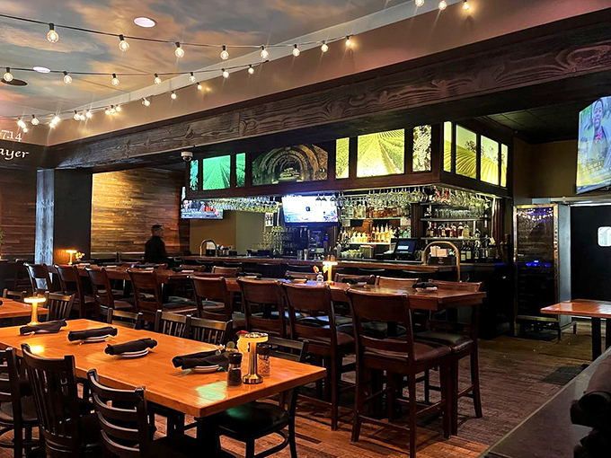 The bar where decisions matter: bourbon or scotch? Wine or cocktail? The only wrong choice is not ordering anything at all.