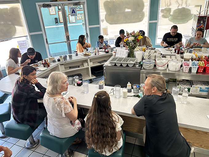 Counter intelligence &ndash; where regulars exchange more honest news than any social media feed while waiting for their breakfast platters.