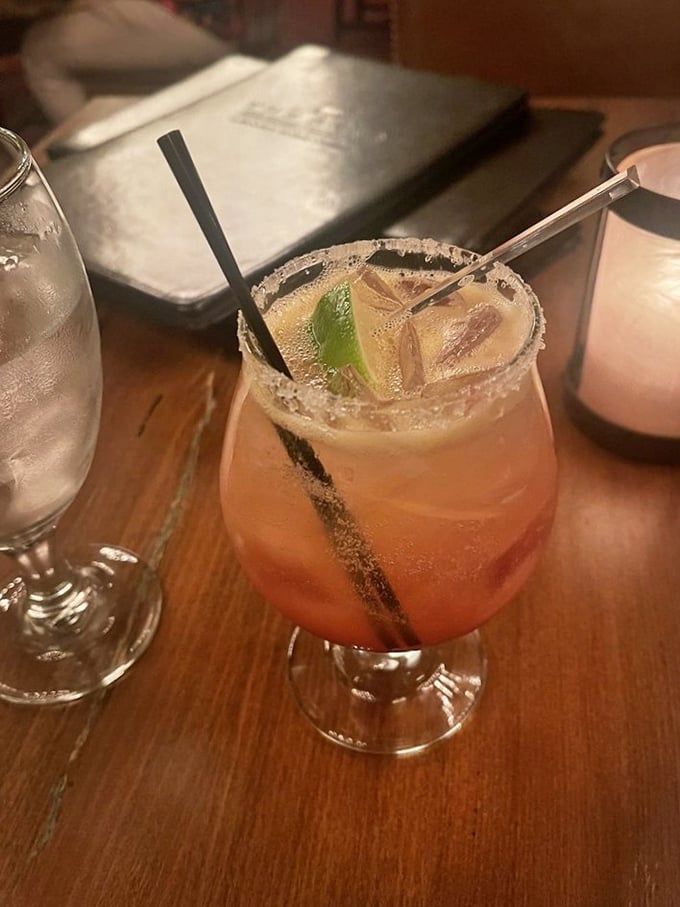 A margarita with attitude&mdash;rimmed with promise and garnished with possibility. The lime isn't just garnish; it's an exclamation point.