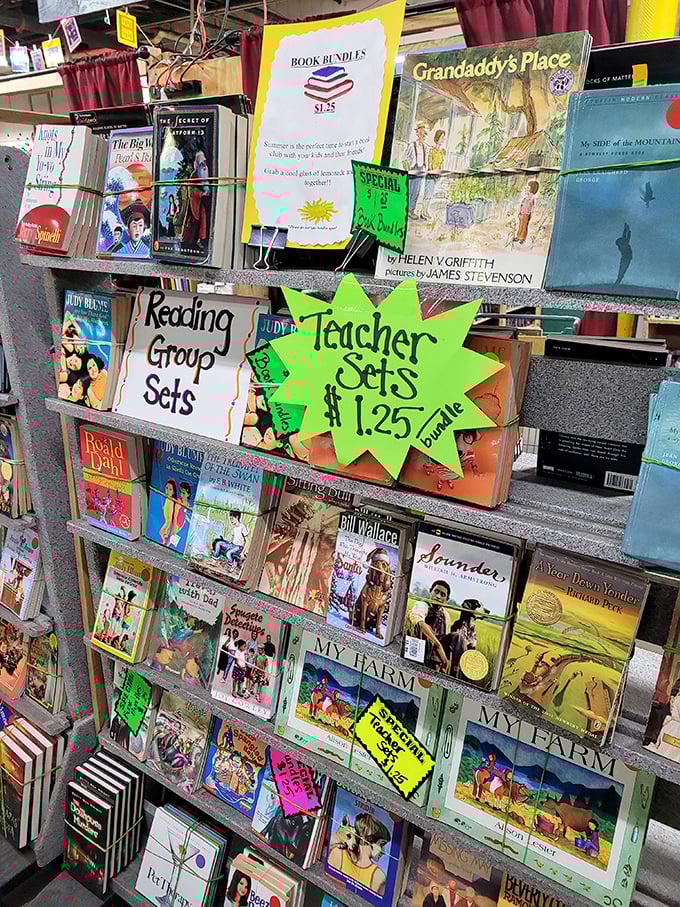 Teacher sets and reading bundles: where educators can stock classroom libraries without dipping into their own lunch money.