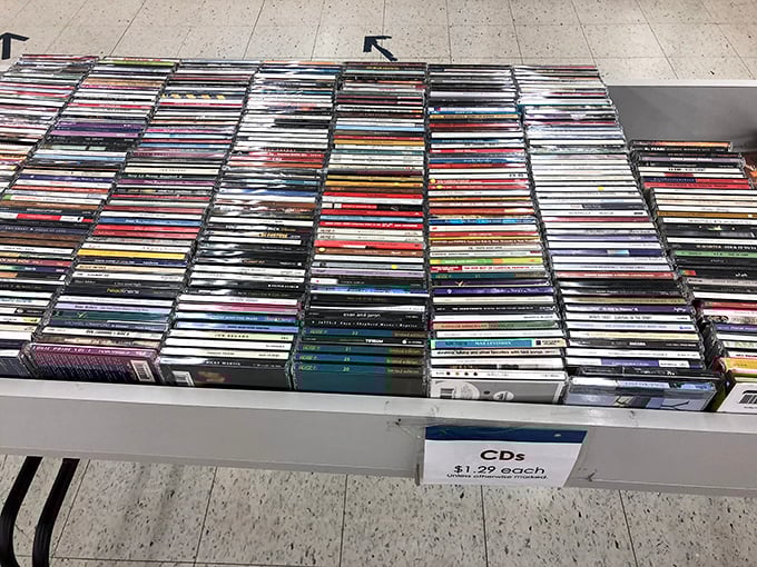 A music lover's dream&mdash;thousands of CDs offering nostalgic journeys back to when we actually knew where our music was physically stored.