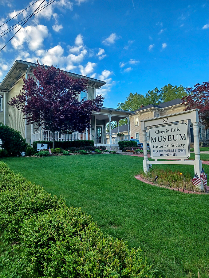 The Chagrin Falls Museum preserves stories in a building that looks like it has plenty of tales to tell itself.