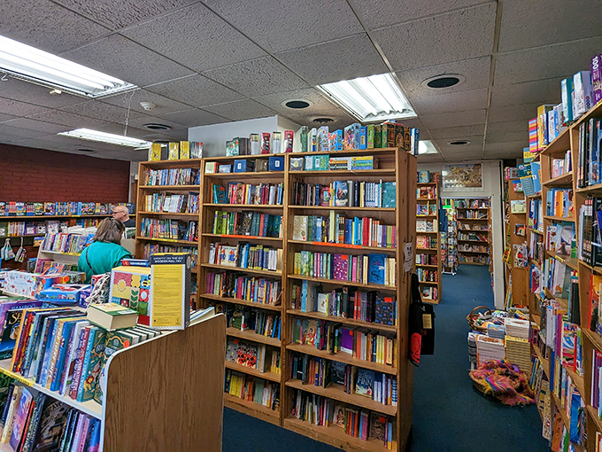 The children's section: gateway drug to a lifetime of reading addiction and mysteriously disappearing bookshelf space.