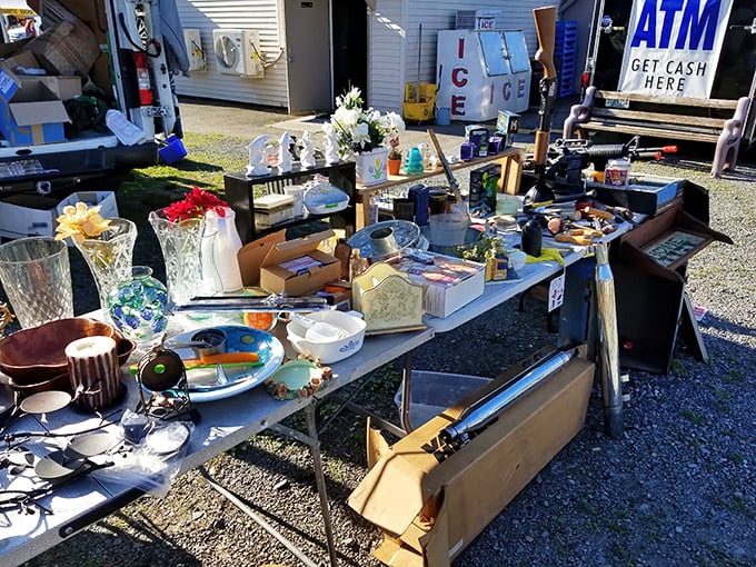 Tabletop treasures await their next chapter. From crystal vases to vintage kitchenware, these items have stories to tell and new memories to make.