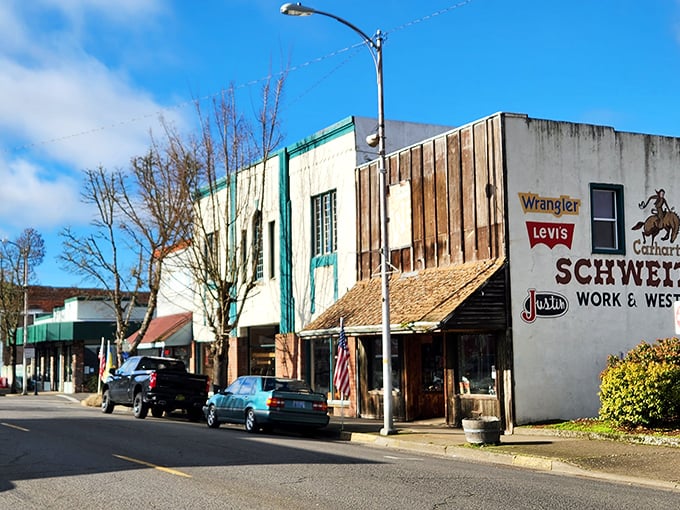 Western wear meets small-town retail along Main Street, where shopping local isn't a movement&mdash;it's just what you've always done.