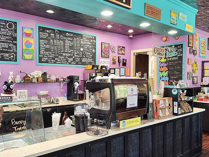 Where the magic happens&mdash;a counter filled with treats that would make your childhood self high-five your adult self.