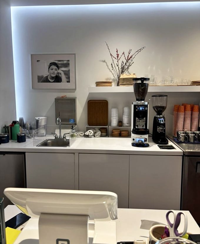 Behind the scenes where the magic happens. Clean, precise, organized&mdash;the Swiss watch of bakery setups.