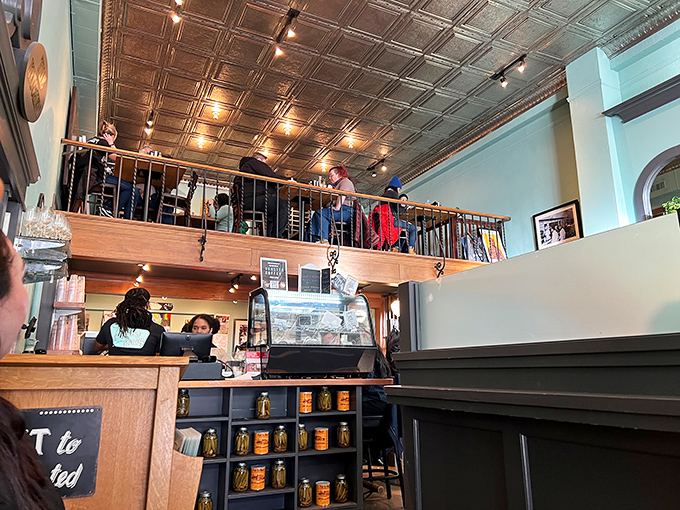 Where Southern hospitality meets Portland cool. The counter seating lets you watch breakfast artists at work while sipping coffee from those signature brown mugs.