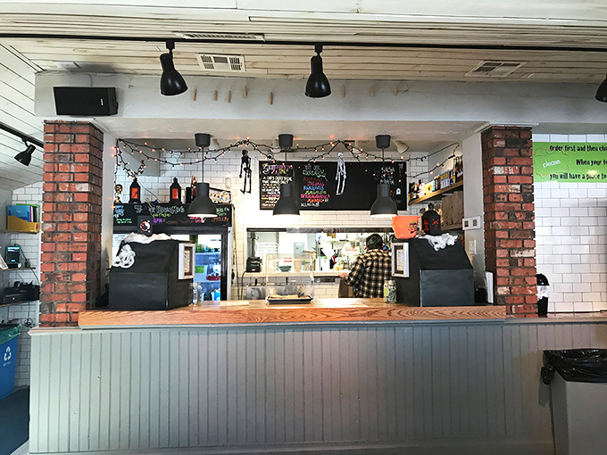 Where taco magic happens&mdash;the open kitchen design lets you witness the culinary choreography that produces your meal.