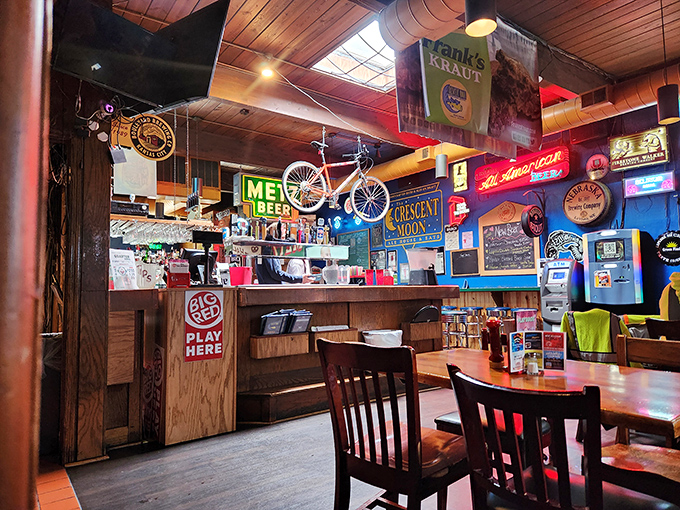 The counter where sandwich magic happens. Like watching artists at work, except the masterpieces disappear in delicious bites.