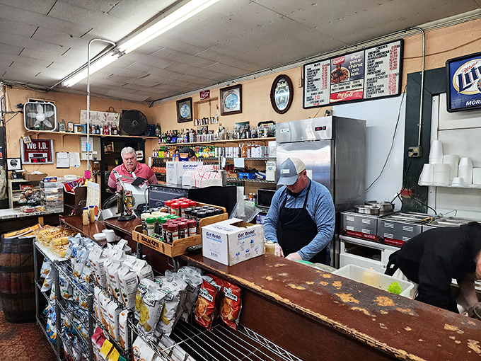 Behind this counter, sandwich artists create edible masterpieces. No fancy chef's whites needed&mdash;just decades of know-how.