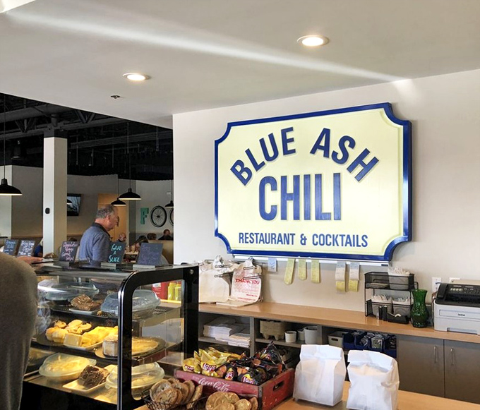 The counter area showcases desserts that whisper sweet temptations. Even with a full stomach, you'll find yourself saying, "Well, maybe just a slice..."