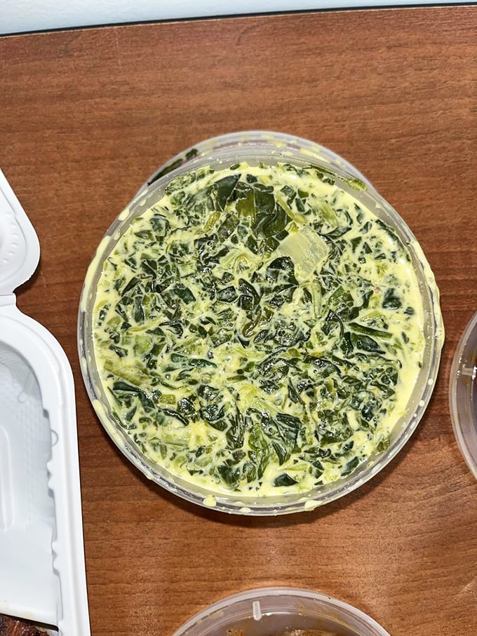 Creamed spinach that Popeye would approve of&mdash;rich, velvety, and proof that vegetables can hang with the smoky superstars on your plate.