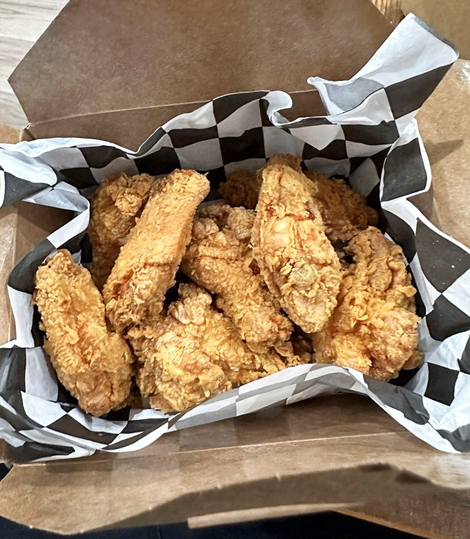 These wings glisten with a glaze so perfect it should have its own Instagram account &ndash; sweet heat in its most photogenic form.