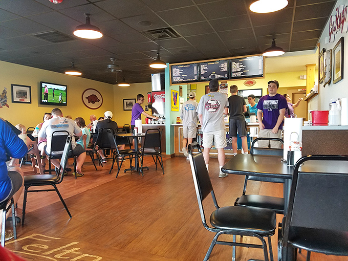 A dining room filled with the universal language of good food&mdash;nodding heads, occasional eye-closing, and the sacred silence of serious eating.