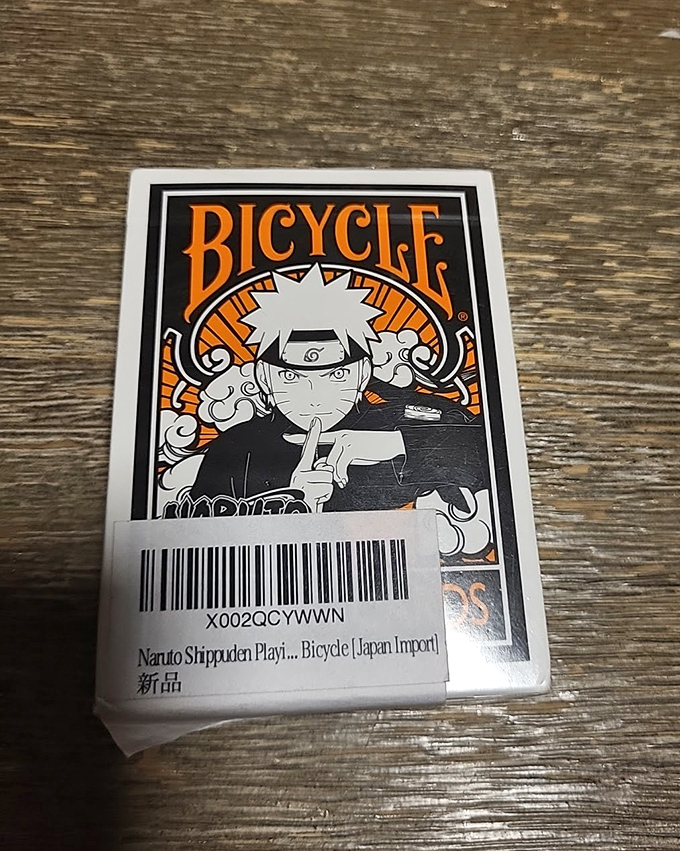 Pop culture collectibles lurk among the ordinary&mdash;like this Naruto-themed deck of cards that reminds us one person's decluttering is another's discovery.