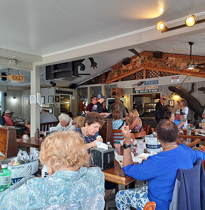 Where conversations flow as freely as the nearby Myakka River. Inside Snook Haven, every table tells a story of Florida memories being made.