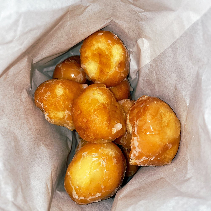 Donut holes: for when you need the joy of donuts but in a form that lets you say, "I'll just have a few" while eating seventeen.