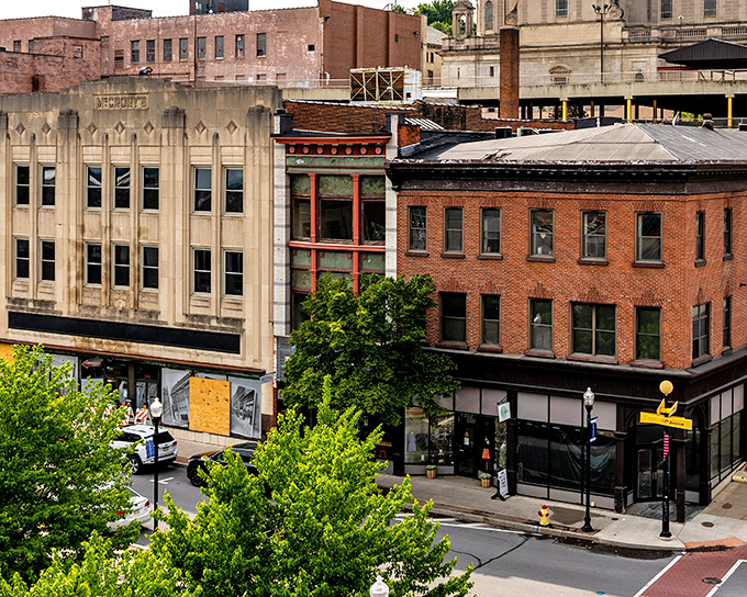 The grand architecture of downtown Altoona tells stories of the city's prosperous railroad past, with buildings that would cost millions elsewhere available at retirement-friendly prices.
