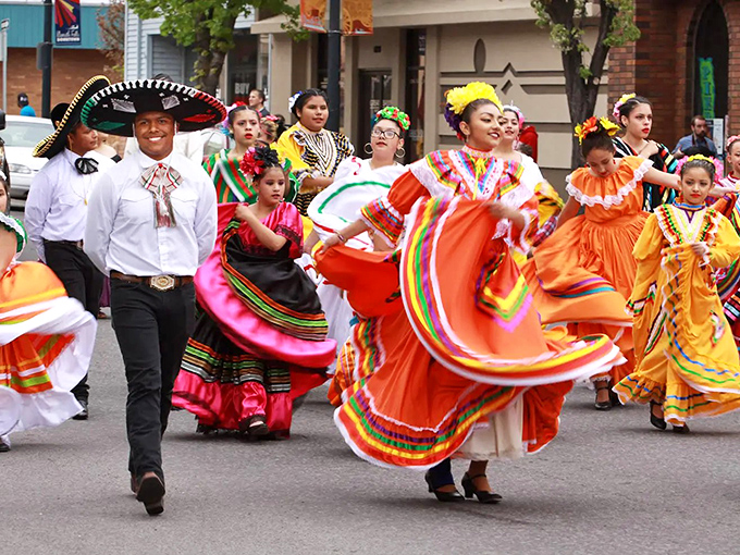 Cultural celebrations bring Main Street alive with vibrant traditional dances, colorful costumes, and the kind of authentic community spirit that defines Klamath Falls.