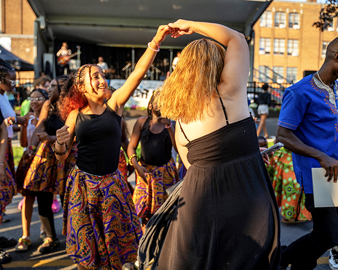 Downtown Utica after dark transforms into a glowing testament to preserved architecture, where yesterday's buildings frame tomorrow's possibilities. 