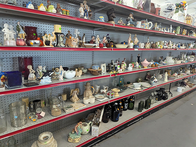 Figurines and glassware tell tales of decorating trends past. That porcelain shepherd might be kitsch or might be your new obsession.