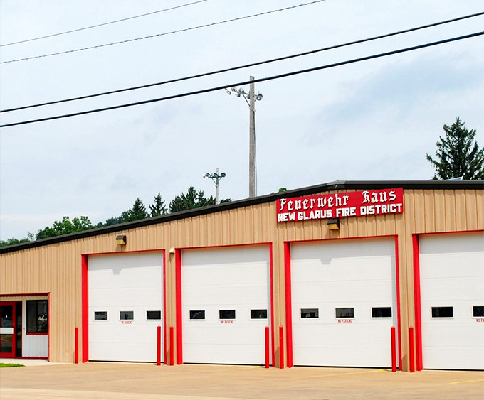 Even emergency services get the Swiss treatment at the Feuerwehr Haus &ndash; possibly the most charming fire station in the Midwest.