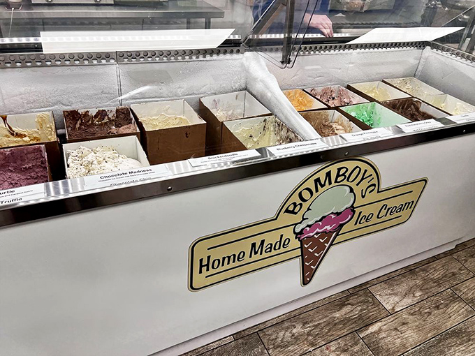 This ice cream case isn't displaying flavors&mdash;it's showcasing personality types. Are you a mellow vanilla or a complex rocky road?