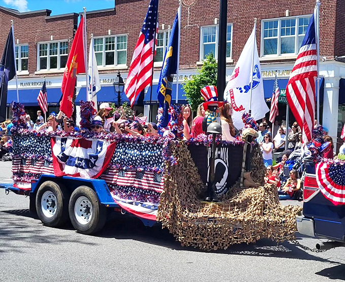 Ridgefield's Fourth of July parade: where patriotism meets small-town pride, and everyone pretends not to tear up when the veterans pass by.