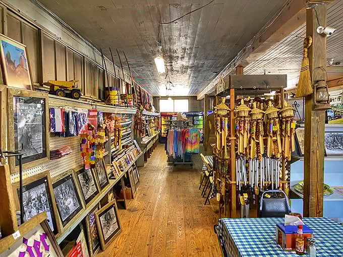 Every inch tells a story&mdash;from handcrafted wind chimes to local artwork, the gift shop section offers treasures that won't collect dust in your closet.