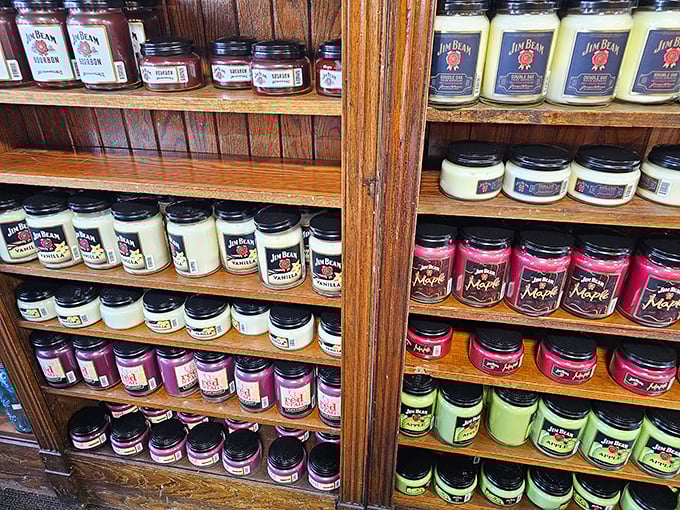 The Jim Beam collection that would make Don Draper nod with approval&mdash;vintage candles reborn from bottles that once held liquid courage.