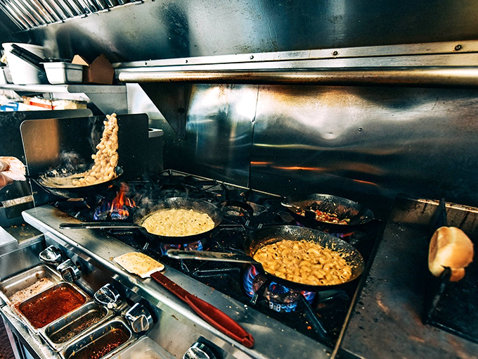 Where the magic happens: flames dance and ingredients transform into dishes that haunt your food memories for years to come.