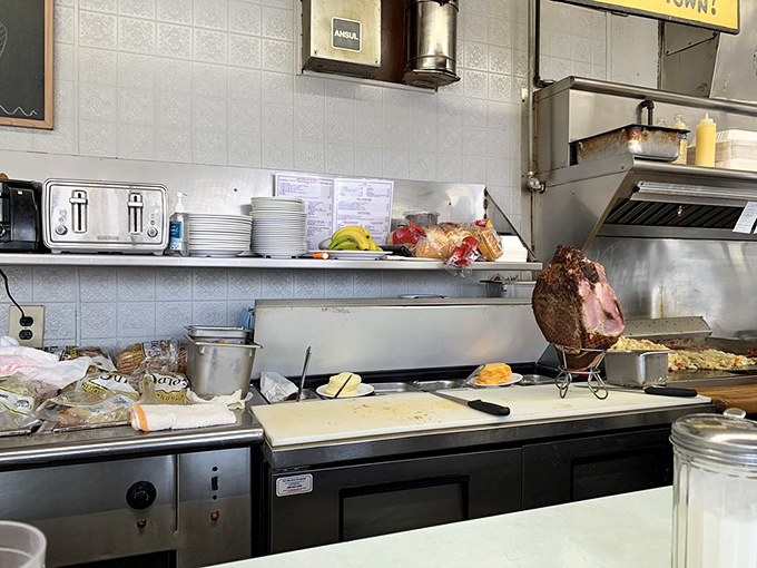 Behind-the-scenes glimpse of where breakfast dreams transform into delicious reality, one order at a time.