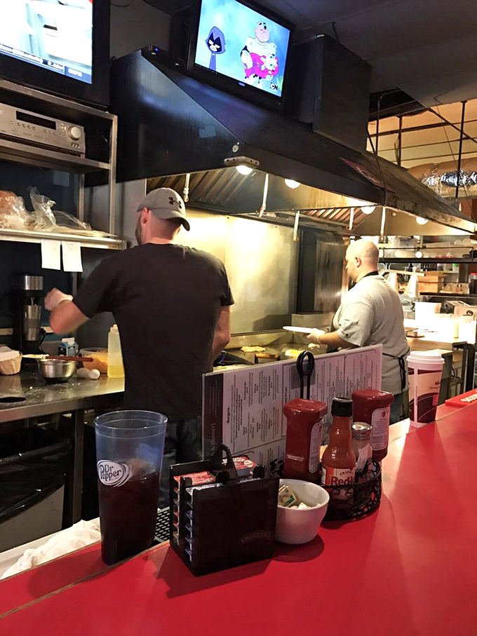 The kitchen ballet - where breakfast magic happens while cartoons play overhead. These are the unseen heroes of your morning satisfaction.