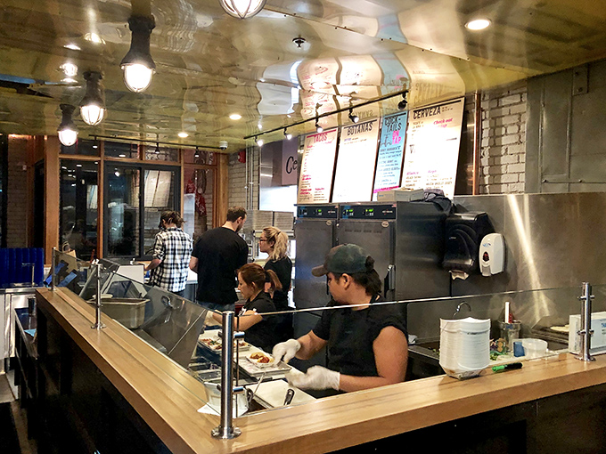 Where the magic happens&mdash;Centro's open kitchen lets you witness the choreography of cooks transforming simple ingredients into flavor bombs.