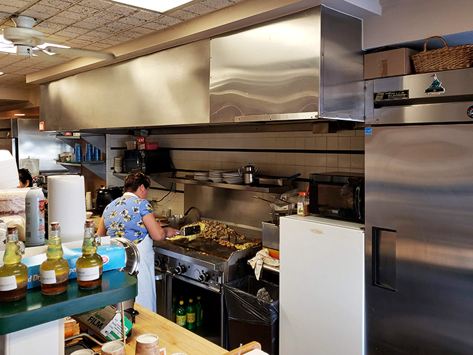 Where the magic happens&mdash;a glimpse into the kitchen where breakfast alchemy transforms simple ingredients into morning gold.