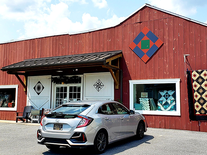 Quilts that tell stories more compelling than most Netflix series. Each stitch represents generations of passed-down expertise.