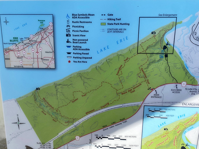Adventure planning made simple. This trail map reveals the park's secrets&mdash;consider it your treasure map to natural wonders.