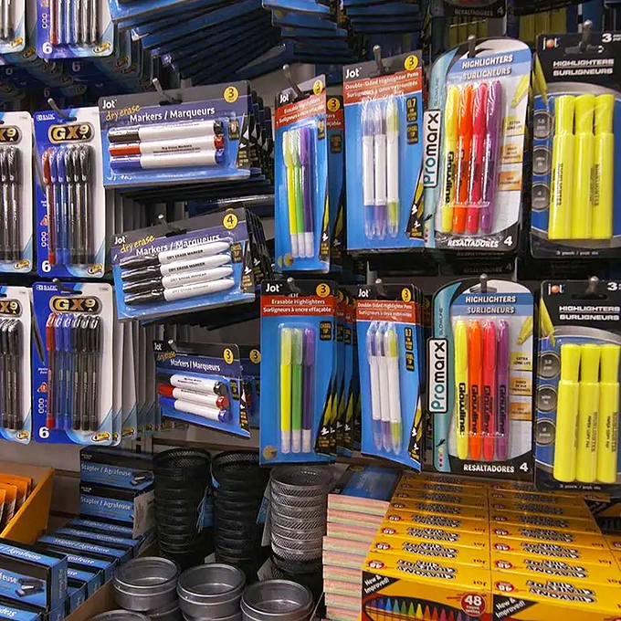 The stationery aisle is a wonderland for list-makers and bullet journal enthusiasts&mdash;pens, markers, and highlighters that won't cause financial writer's block.
