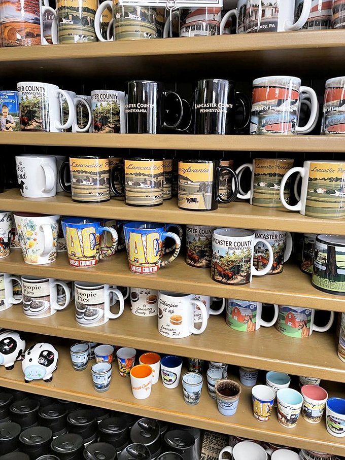 These mugs aren't just souvenirs&mdash;they're morning companions waiting to happen. Each one promising to make your coffee taste better through Pennsylvania magic.