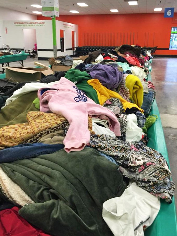 Mountains of merchandise waiting to be discovered, like an archaeological dig for modern treasures.