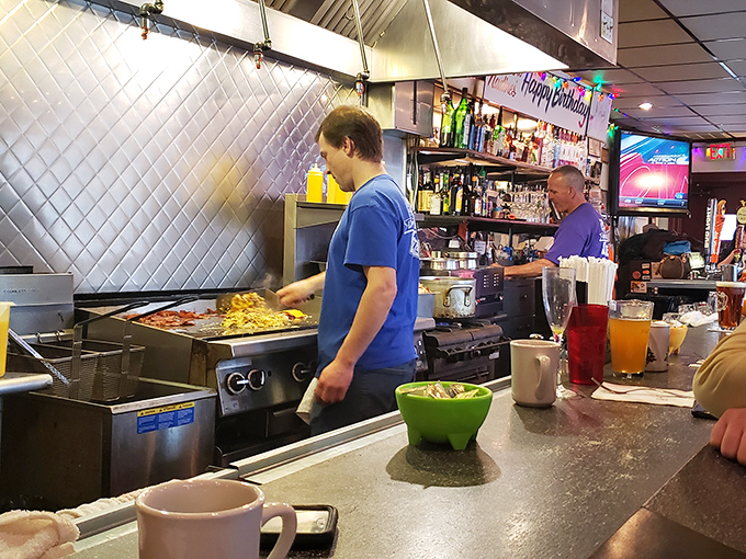 The open kitchen isn't for show&mdash;it's where everyday miracles happen at a pace that would make cooking competition shows look leisurely.