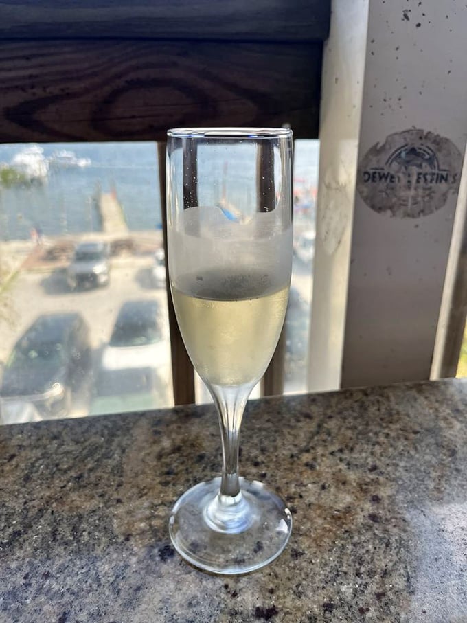 Bubbles with a view&mdash;because sometimes seafood deserves a champagne toast to its journey from ocean to plate.