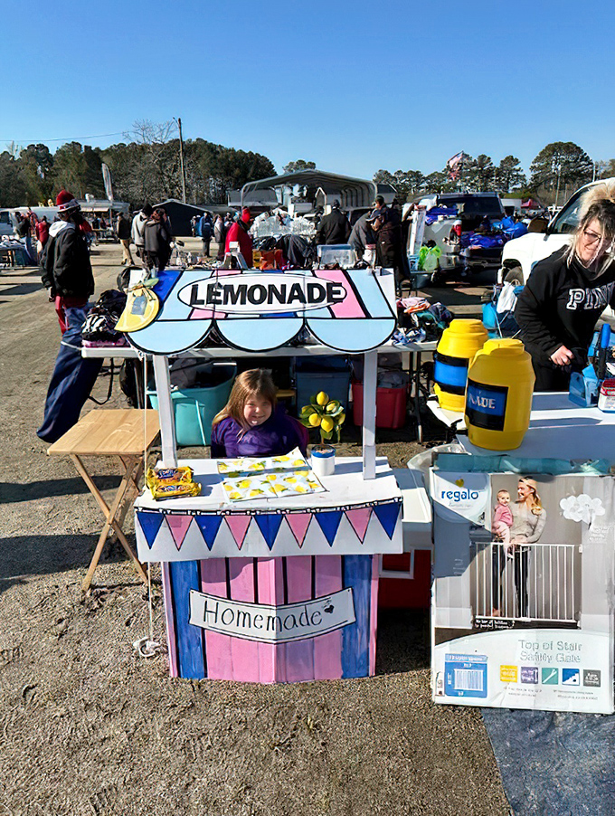 The local market brings entrepreneurs of all ages together, where even the youngest vendors learn the value of homemade goods and honest work.