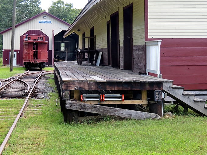 Railway history comes alive at the old freight house, where you can almost hear the ghostly whistles of trains long departed.