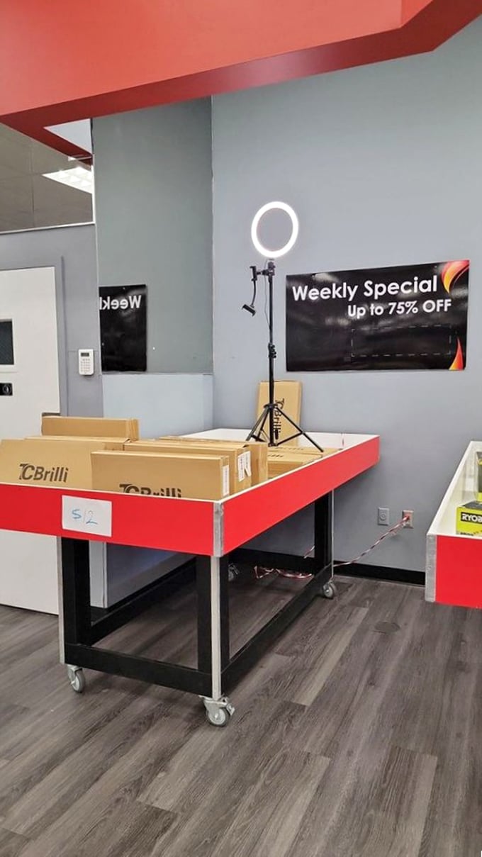 Even content creators find their treasures here&mdash;ring lights and tech accessories that turn smartphone photography from amateur to influencer-worthy.