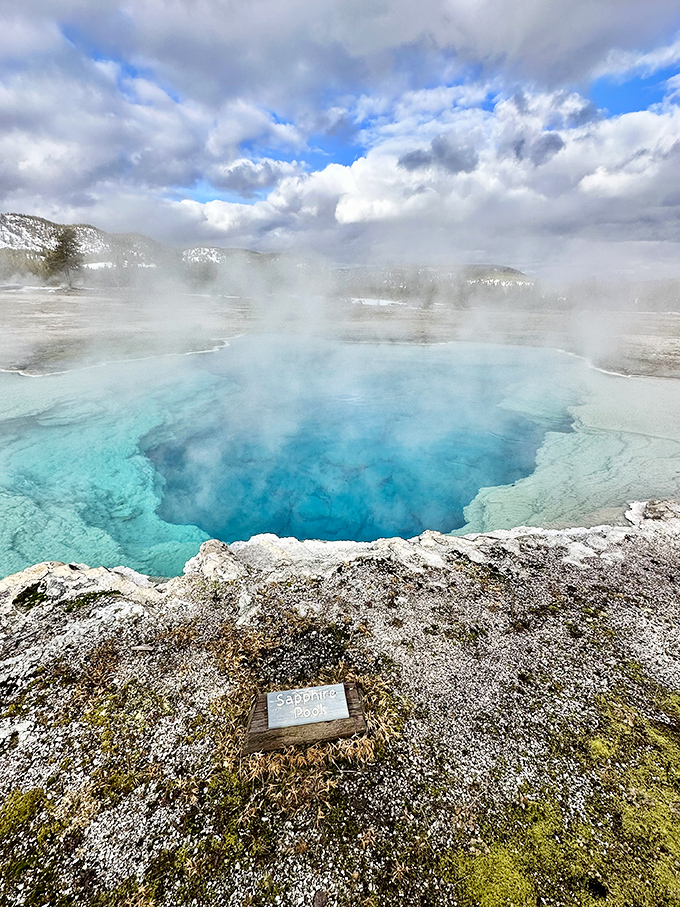 Sapphire Pool lives up to its jewel-inspired name, its otherworldly blue waters steaming with geothermal secrets just a day trip from Driggs.