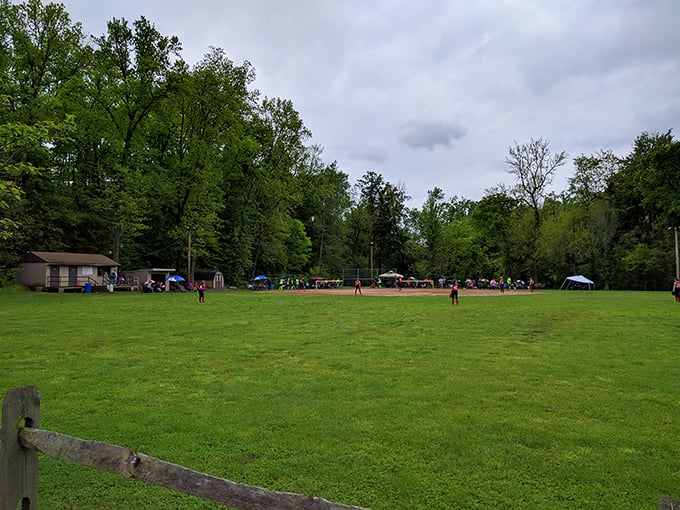 At Shope Field, community sports unfold beneath open skies, where weekend warriors and future all-stars share the same hallowed ground.