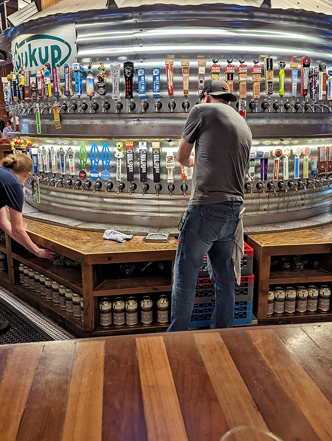Behind every great tap is a knowledgeable hand, selecting from dozens of Iowa brews to match your palate's particular wishes.