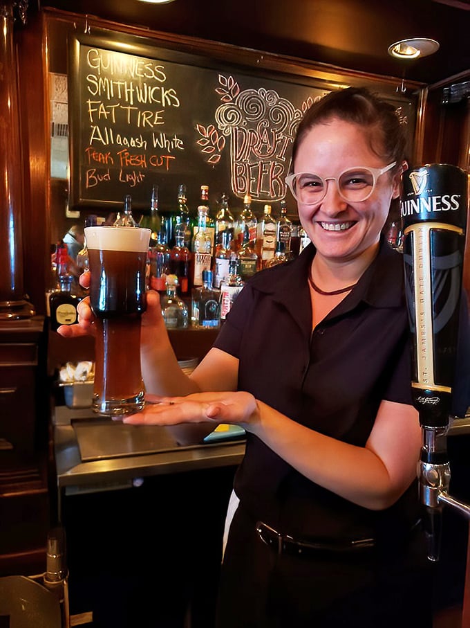 Behind every great pint is a skilled bartender with the perfect pour &ndash; this is what happiness looks like in liquid form.